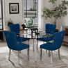 House of Hampton® 5-Piece Round Glass Dining Table Set | Wayfair